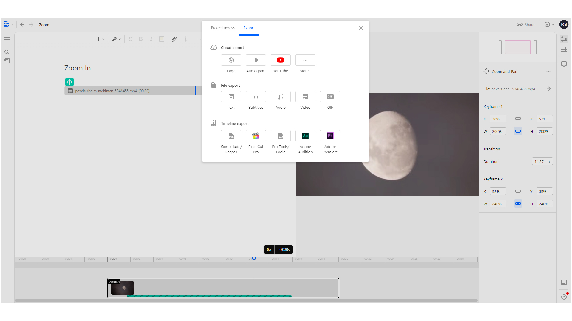 How to Zoom in on a Video Using Descript | Descript